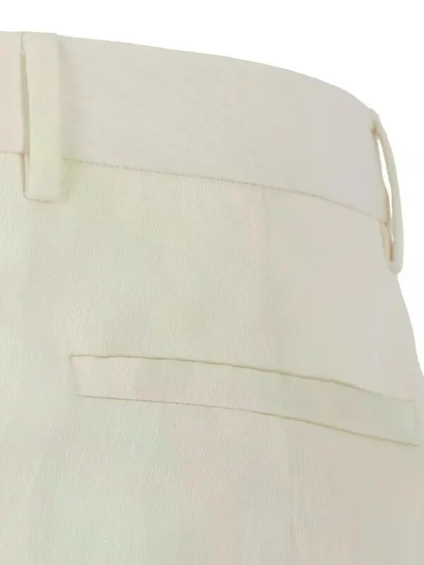 Zegna Pleated Trousers - Neutrals
