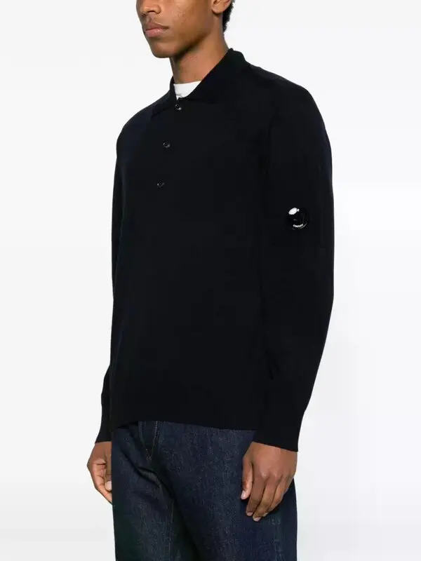 C.P. COMPANY Button Polo Knitwear