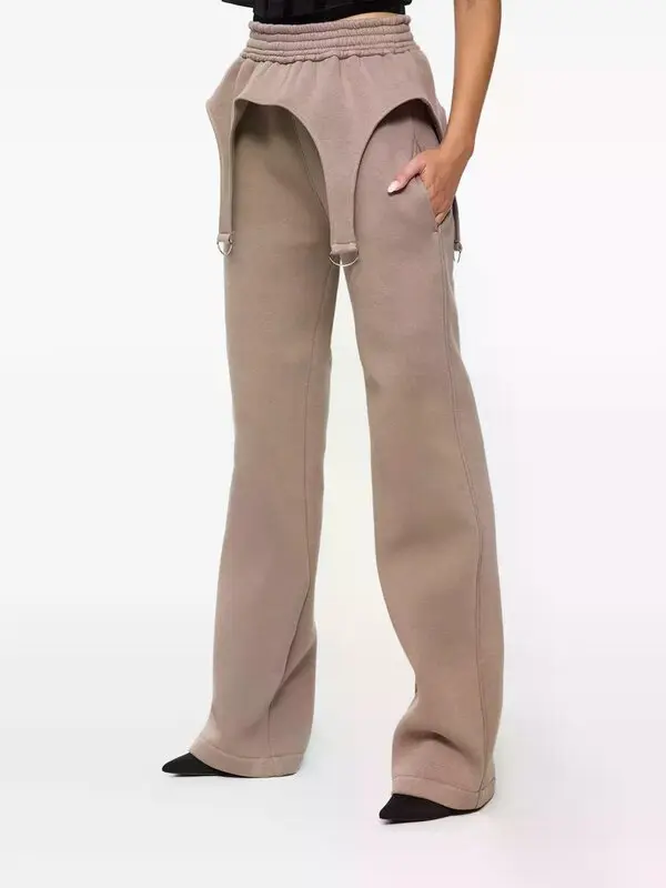 HAMZA Goddess Garter-strap Track Pants