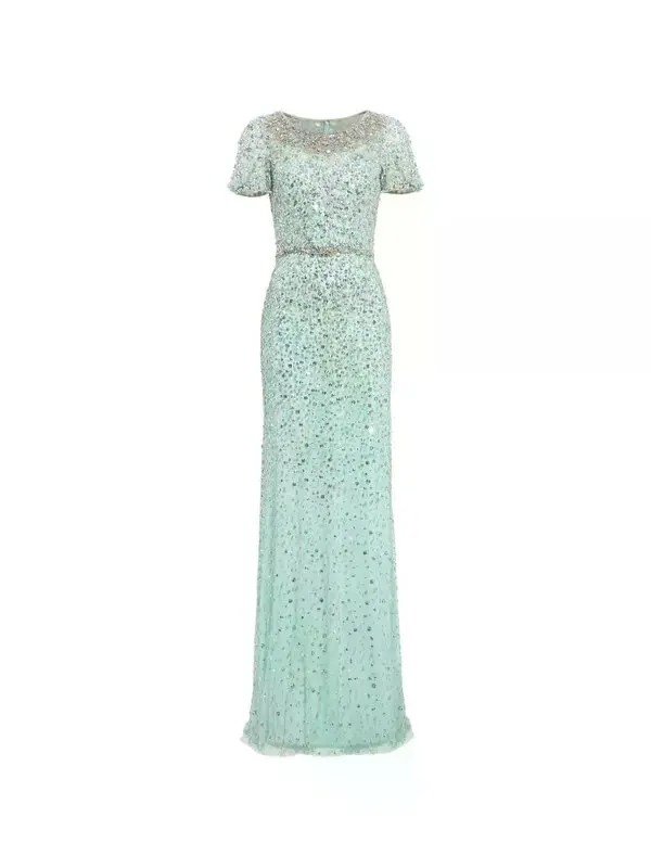 Jenny Packham Epoch Embellished Dress - Blue