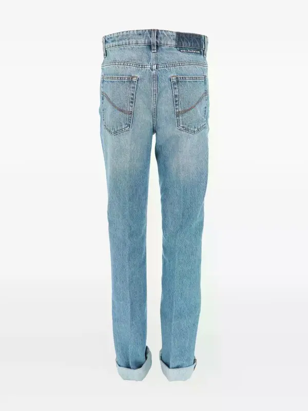 Stella McCartney Faded Straight Leg Jeans
