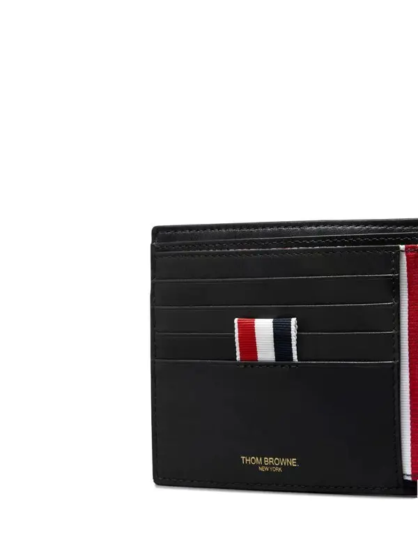 Thom Browne Leather 4-bar Strip-detail Wallets