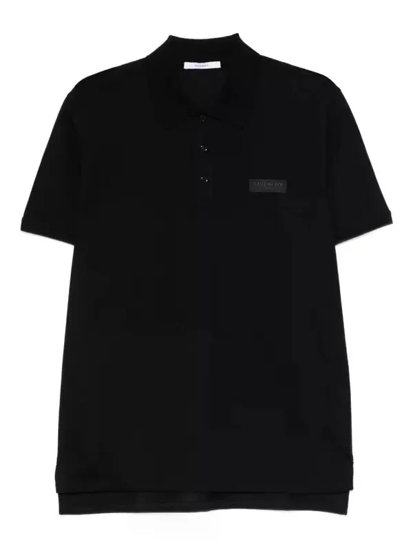 Givenchy Logo-patch Polo Shirt