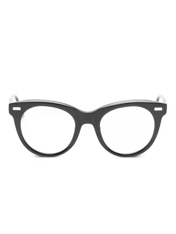 Thom Browne Round Frame Eyeglasses - Black