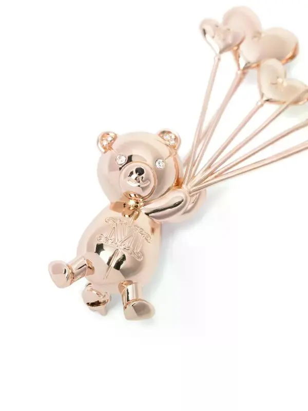 Max Mara Bear Brooch - Gold