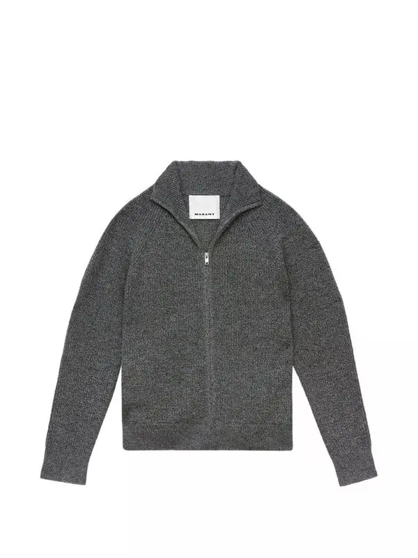 MARANT Benett Zip-up Cardigan - Grey