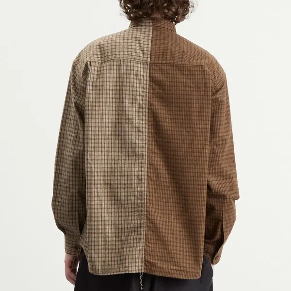 Comme Des Garçons Flannel Mix Shirt
