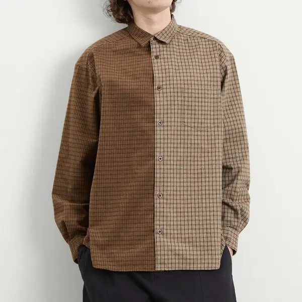 Comme Des Garçons Flannel Mix Shirt