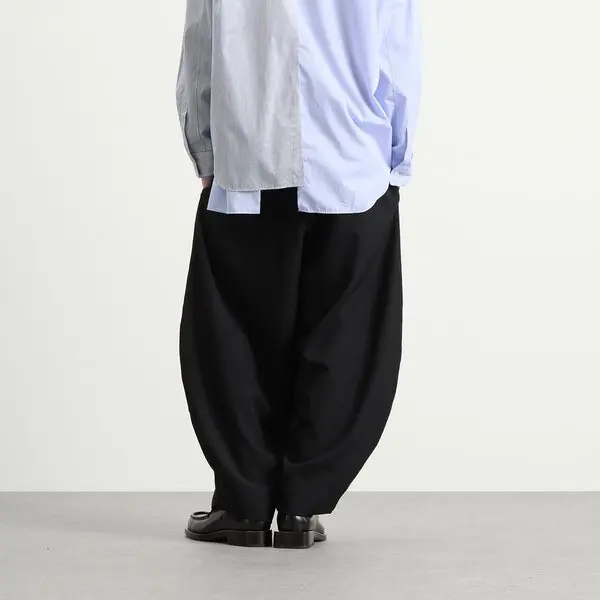 Comme Des Garçons Wide Leg Wool Trousers