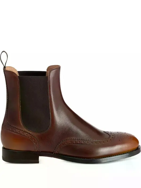 Santoni Delia Brogue Boots