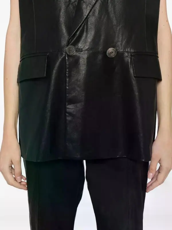 Cynthia Rowley Leather Waistcoat