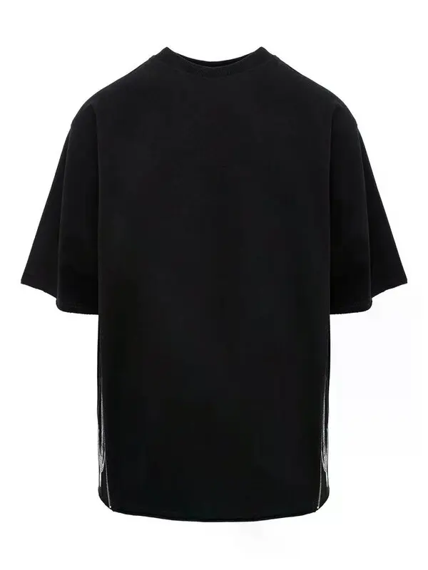 HAMZA Zip-detail Graphic T-shirt