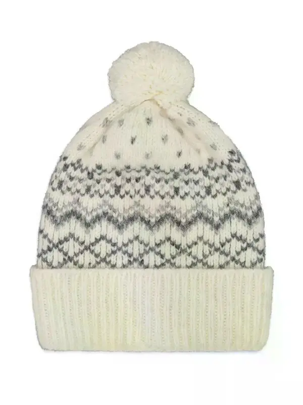 Thom Browne Fairisle Donegal Tweed Beanie