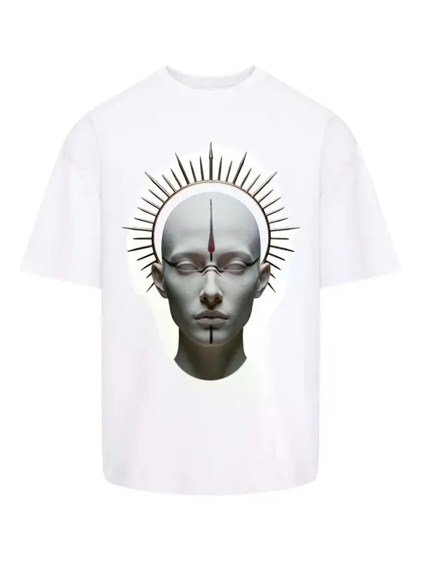 HAMZA Monarh Graphic T-shirt - White