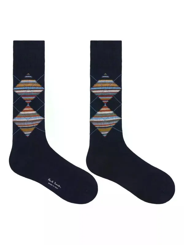 Paul Smith Signature Stripe Socks - Blue