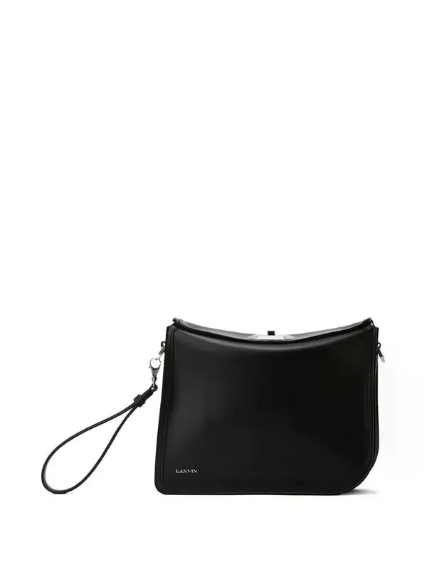 LANVIN Logo-plaque Clutch - Black