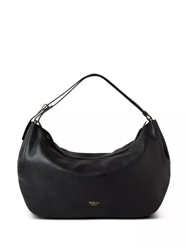 Mulberry Meadow Curved Leather Shoulder Bag