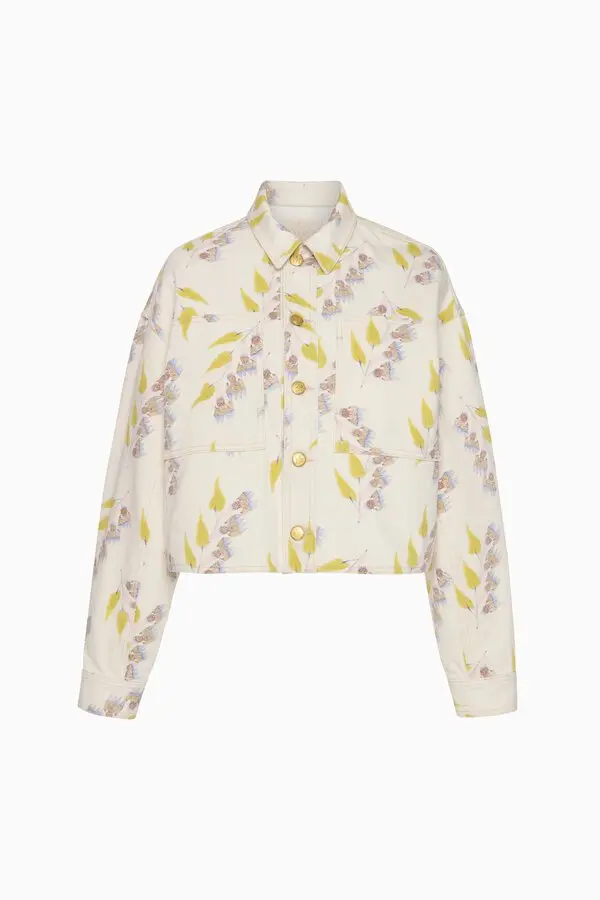 Ulla Johnson Bobbi Cropped Jacket - Infinite Flower