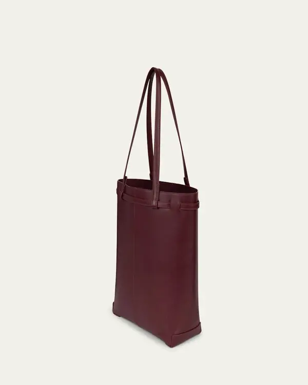 WE-AR4 Leather Tote Bag - Oxblood