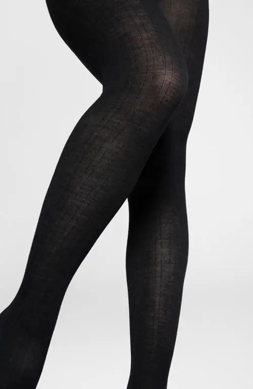 Swedish Stockings Freja Rib Wool Blend Tights