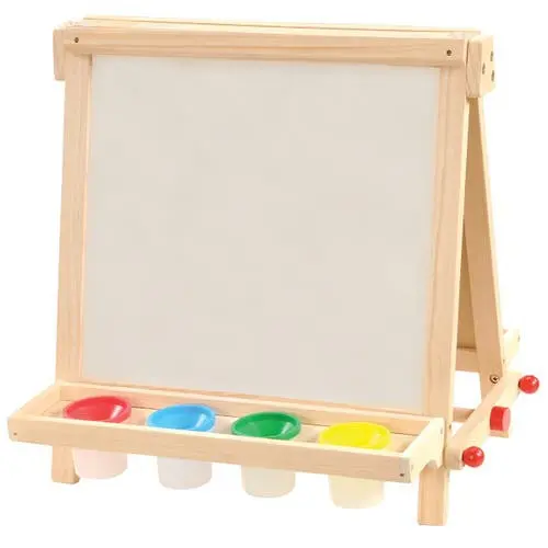 KAPLAN EARLY LEARNING COMPANY Wooden Tabletop Easel - Beige