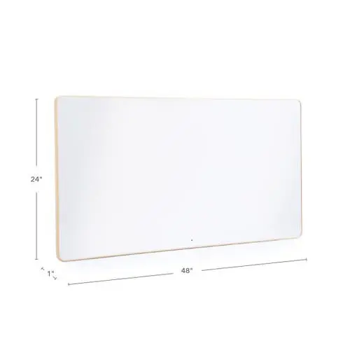 KAPLAN EARLY LEARNING COMPANY Rectangle Mounted Wall Mirror