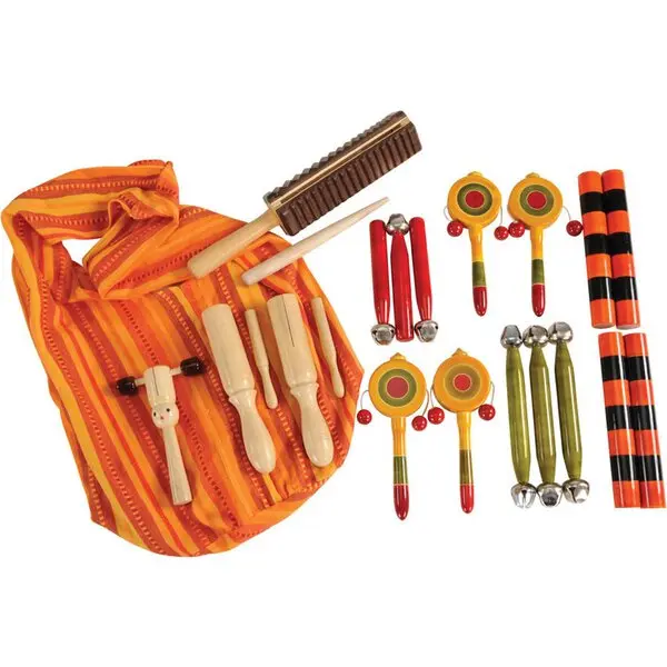 KAPLAN EARLY LEARNING COMPANY Musical Instrument Set - Brown