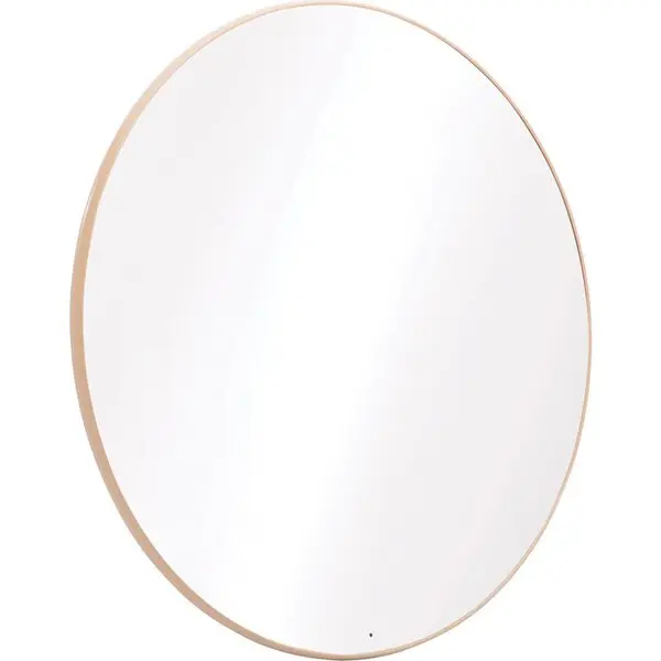 KAPLAN EARLY LEARNING COMPANY Circular Wall Mounted Mirror - Brown
