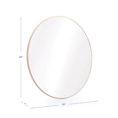 KAPLAN EARLY LEARNING COMPANY Circular Wall Mounted Mirror
