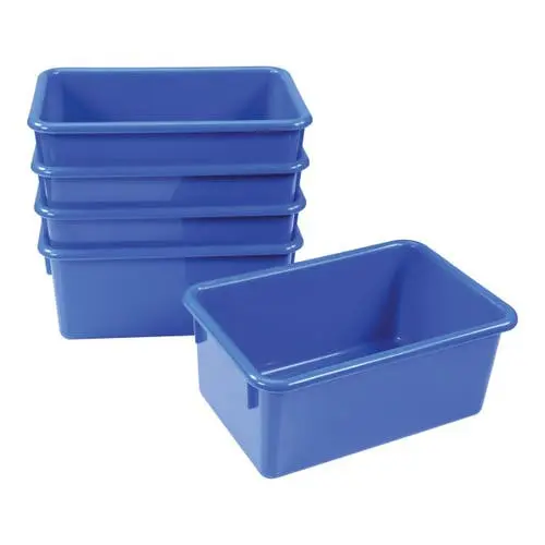 KAPLAN EARLY LEARNING COMPANY Colored Storage Binset Of 5 - Blue