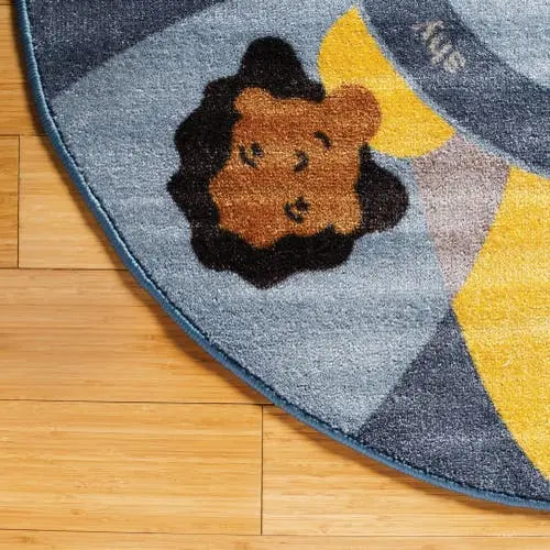 KAPLAN EARLY LEARNING COMPANY Social Emotional Carpet4' X 6' Oval