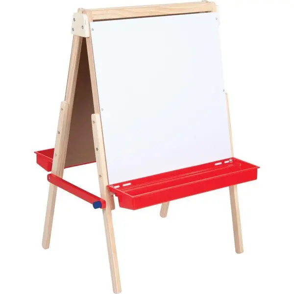 KAPLAN EARLY LEARNING COMPANY Adjustable Height Art Easel - Beige
