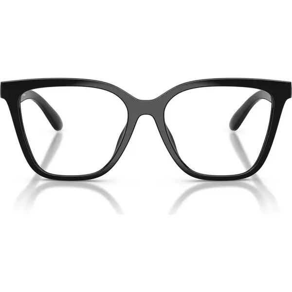 Emporio Armani 54mm Cat Eye Optical Glasses - Shiny Black/clear
