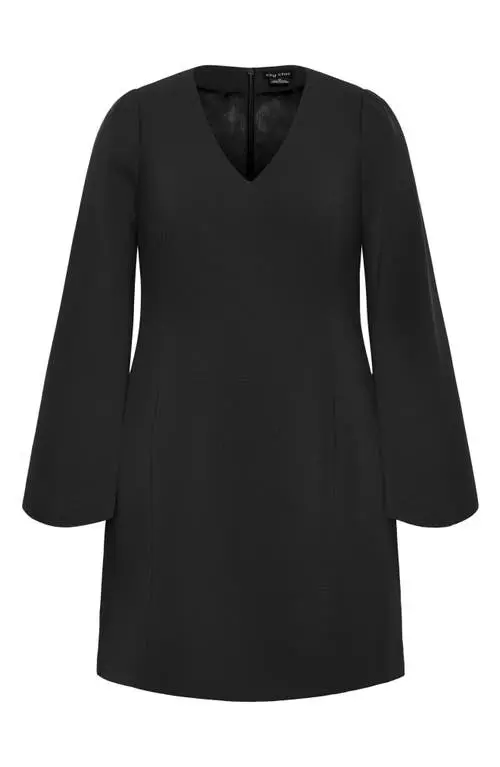 City Chic Cape Sleeve Mini Dress