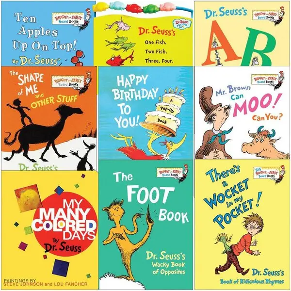 KAPLAN EARLY LEARNING COMPANY Dr. Seuss Board Booksset Of 9 - Multicolor