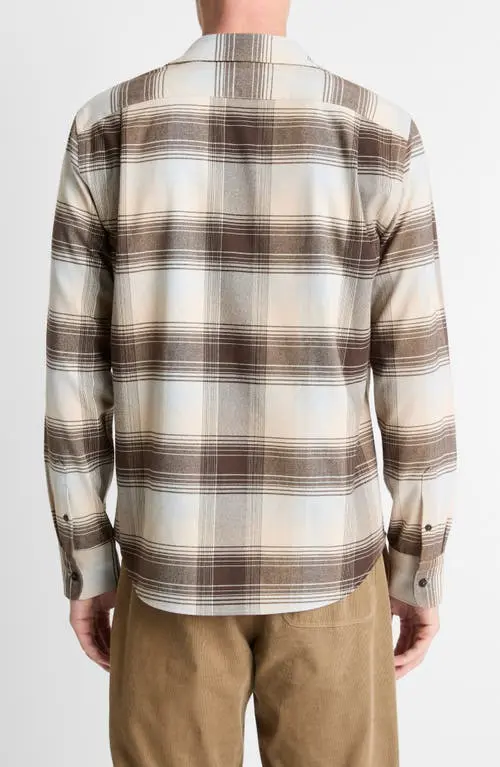 Vince Missoula Gradient Check Button-up Shirt