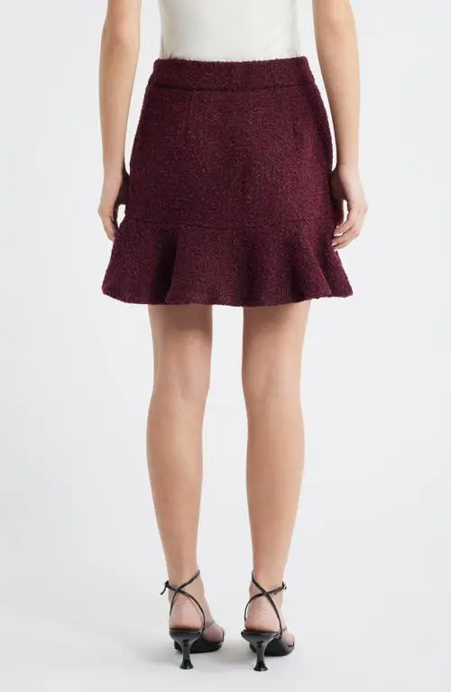 FRIENDS LIKE THESE Bouclé Mini Skirt