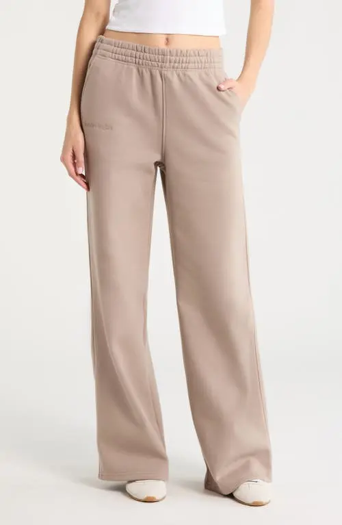 FAVORITE DAUGHTER The Collegiate Flare Sweatpants - Soft Taupe