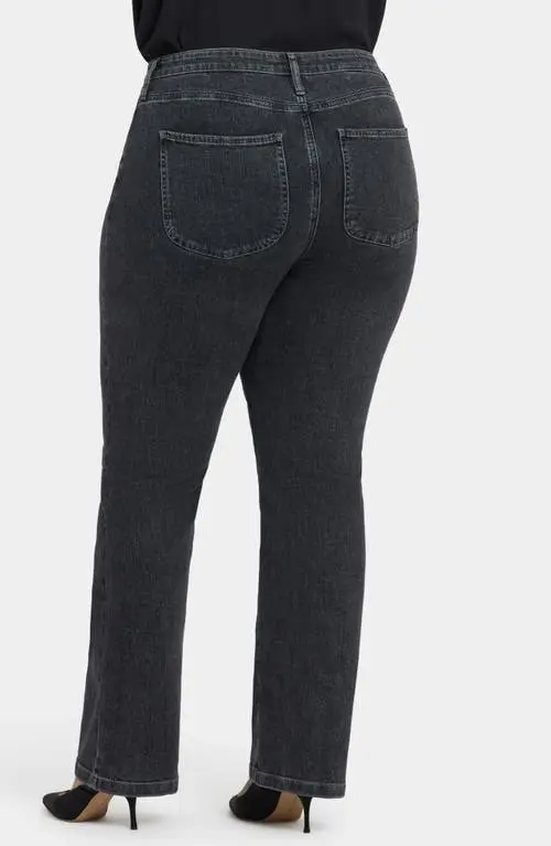NYDJ Billie Seamed High Waist Mini Bootcut Jeans - Slate Stone
