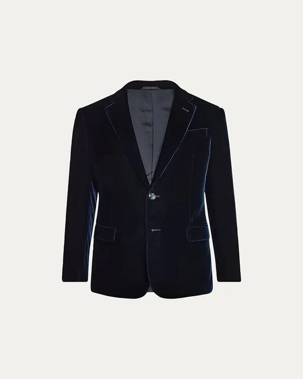 Giorgio Armani Velvet Notch Lapel Dinner Jacket