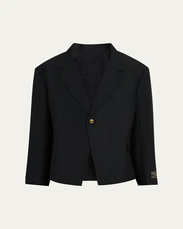 WILLY CHAVARRIA Box Cutter Wool Jacket