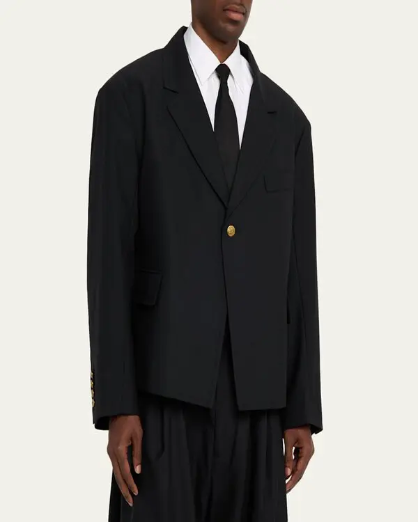 WILLY CHAVARRIA Box Cutter Wool Jacket