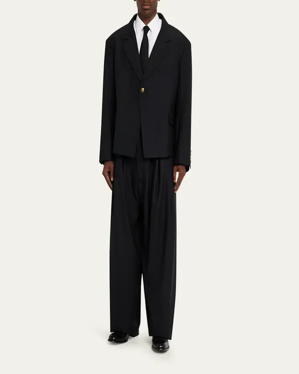 WILLY CHAVARRIA Box Cutter Wool Jacket