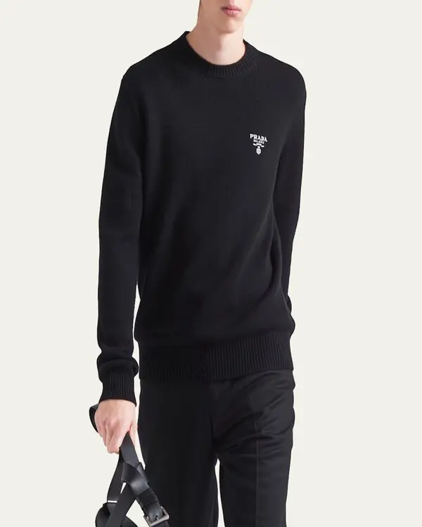 Prada Cashmere Crewneck Sweater