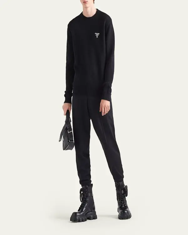 Prada Cashmere Crewneck Sweater