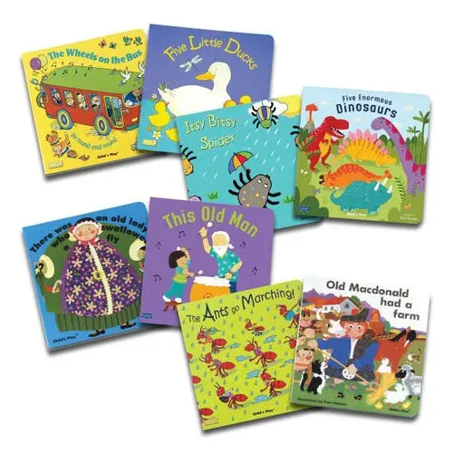 KAPLAN EARLY LEARNING COMPANY Classic Rhythms And Rhymes Board Booksset Of 8 - Multicolored