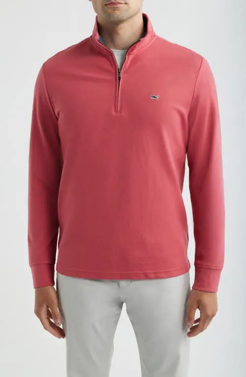 Vineyard Vines Saltwater Quarter Zip Pullover - Mariner