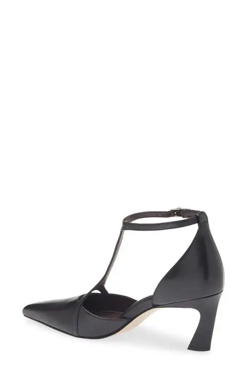27 EDIT NATURALIZER Ezlyn T-strap Pointed Toe Pump - Black