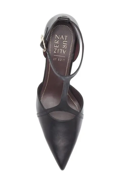 27 EDIT NATURALIZER Ezlyn T-strap Pointed Toe Pump - Black