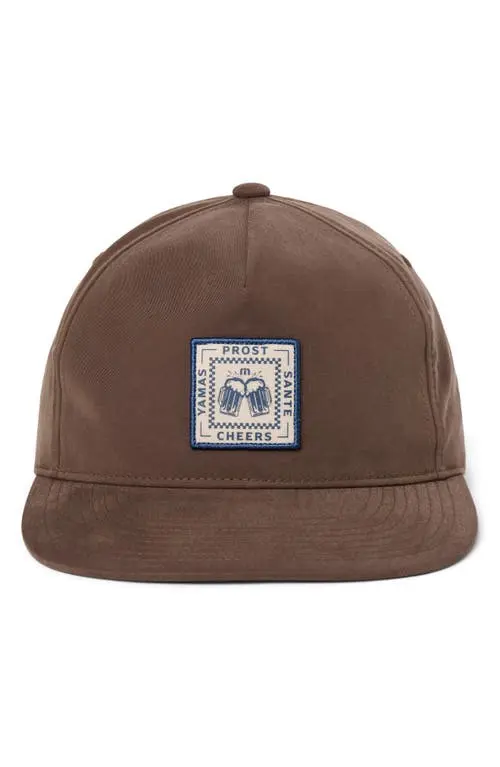 Travis Mathew Cheers Snapback Cap - Chocolate Brown
